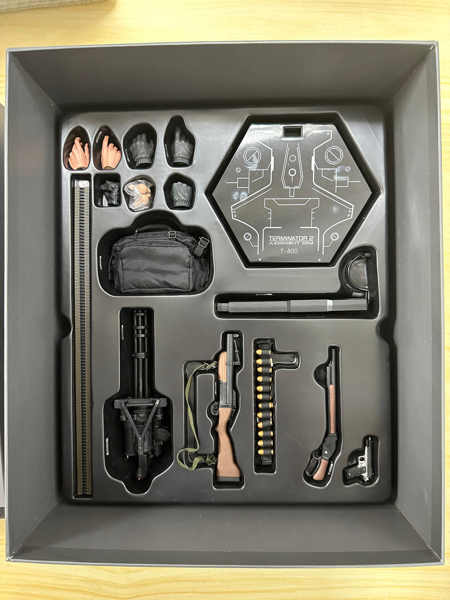 Hottoys Hot Toys 1/6 Scale DX10 DX 10 Terminator 2 - T800 T-800 Action ...