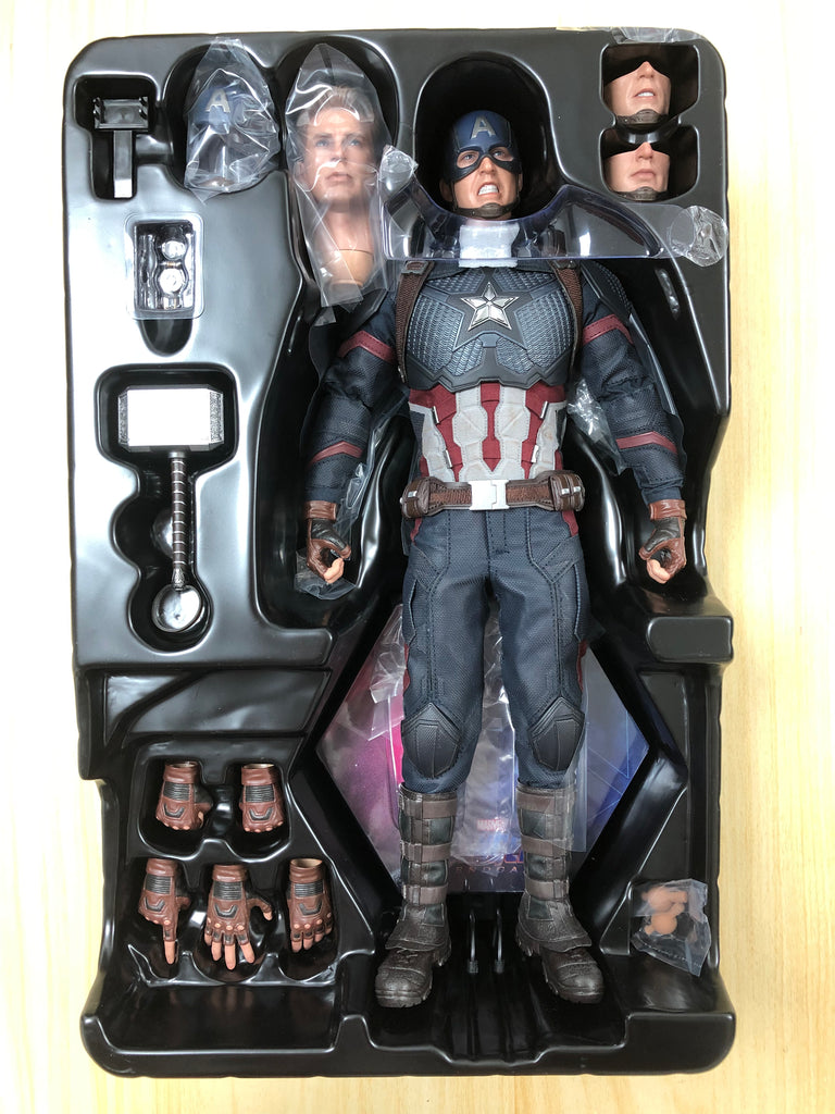 Hottoys Hot Toys 1/6 Scale MMS536 MMS 536 Avengers Endgame Captain Ame ...